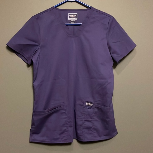 Cherokee | Tops | Cherokee Purple Scrub Top | Poshmark